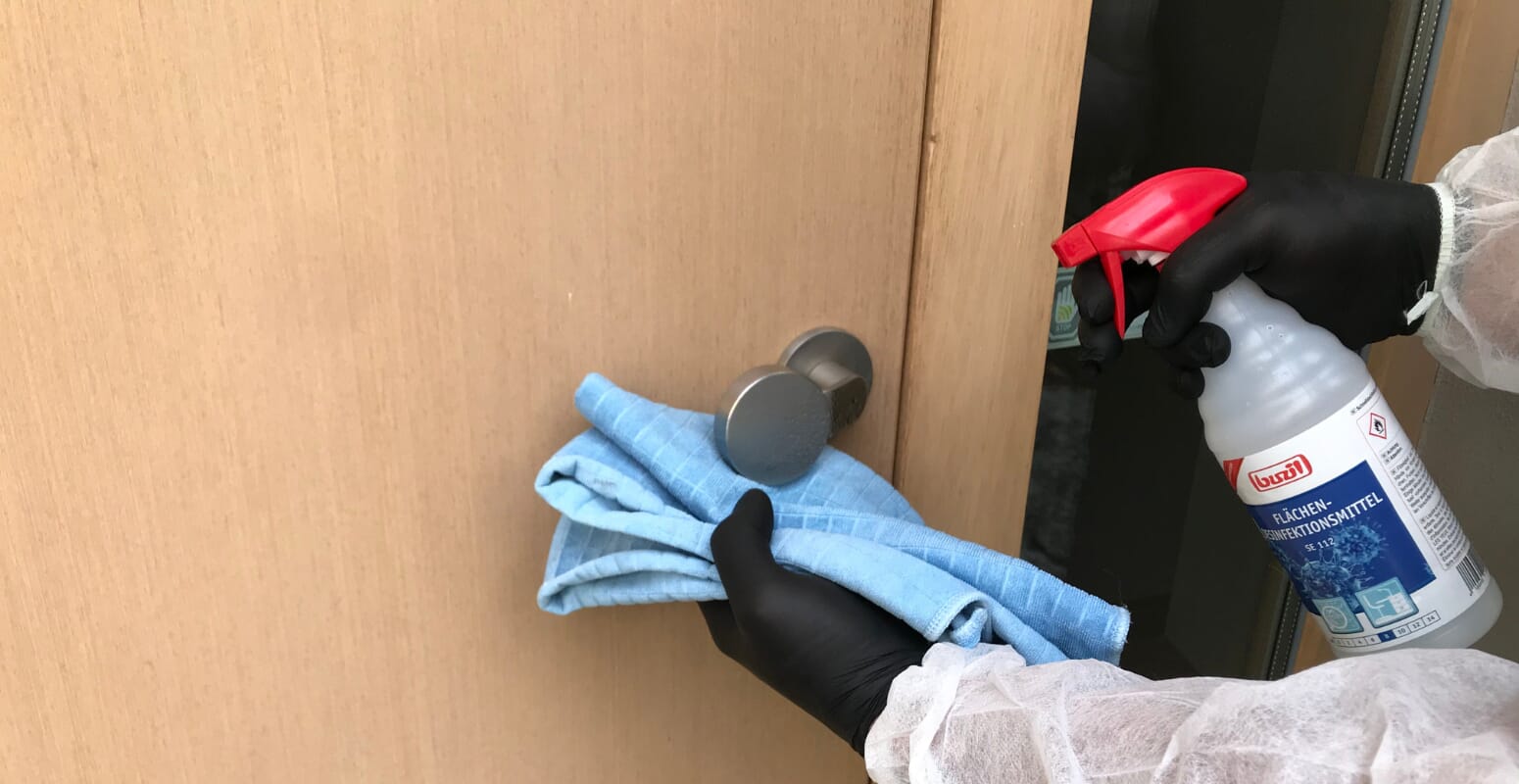 Reinigung Zuhause - Gebäudereinigung während Corona